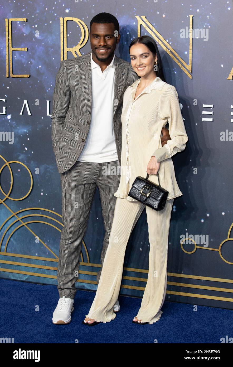 October 27th 2021 London Uk Luke Trotman And Siannise Fudge Arriving At The Uk Gala