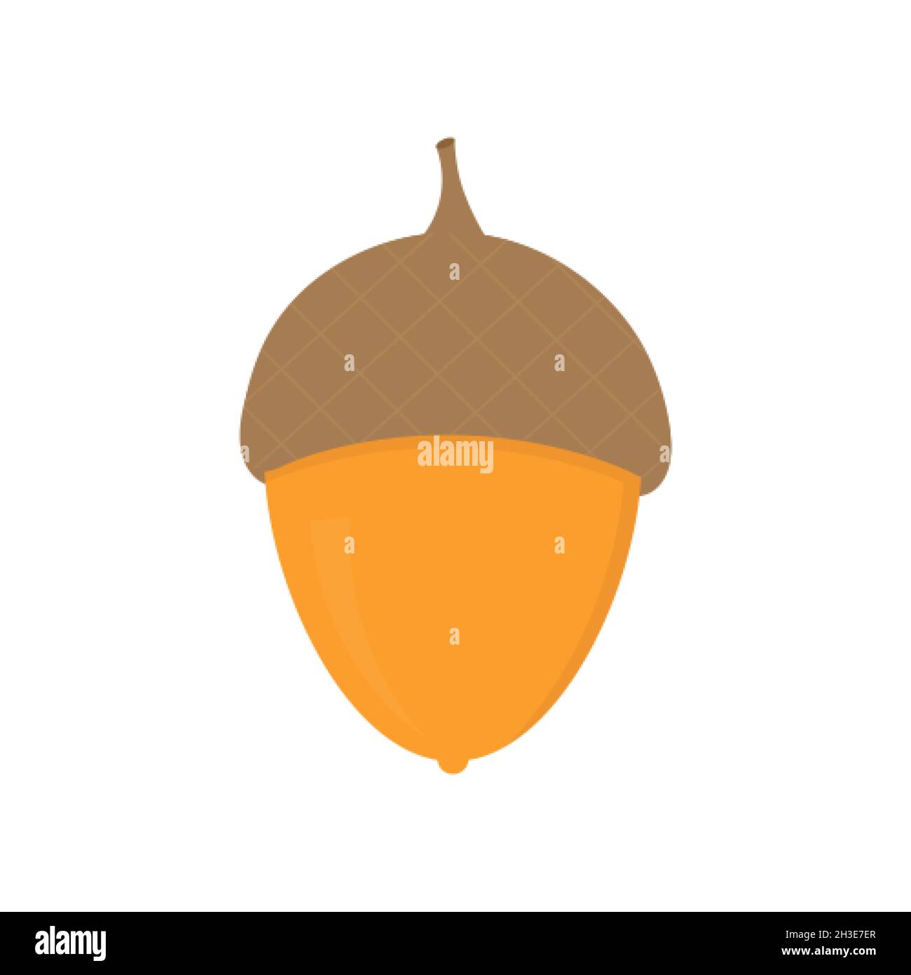 A cute cartoon acorn vector icon art Stock Vector Image & Art - Alamy