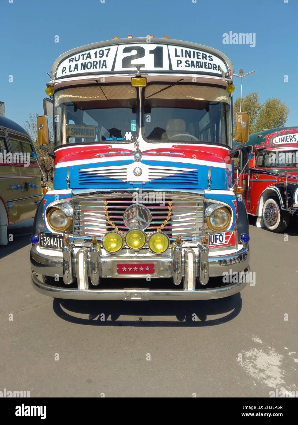 AVELLANEDA - BUENOS AIRES, ARGENTINA - Sep 27, 2021: Mercedes Benz 1114 ...