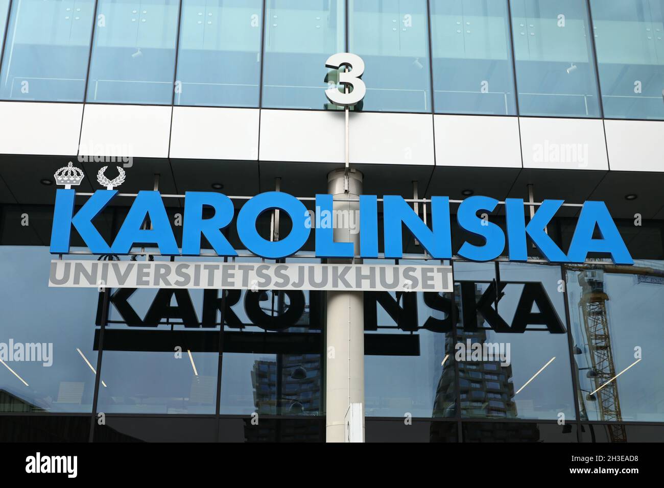 The karolinska university hospital signs hi-res stock photography and images - Alamy