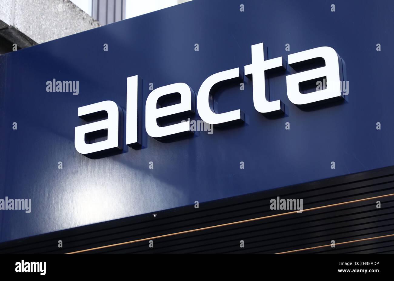 Alecta logo hi-res stock photography and images - Alamy