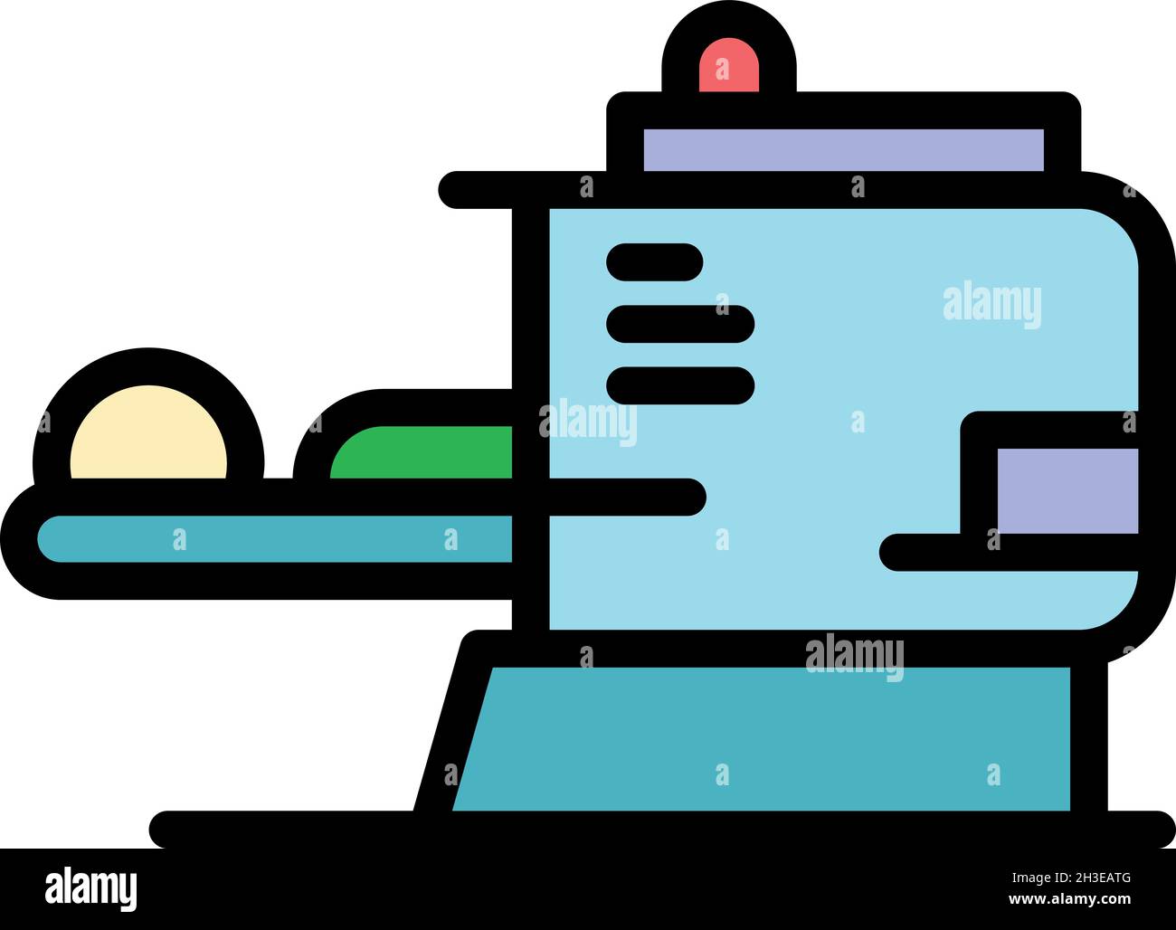 Medical Scan Device Icon Outline Medical Scan Device Vector Icon Color