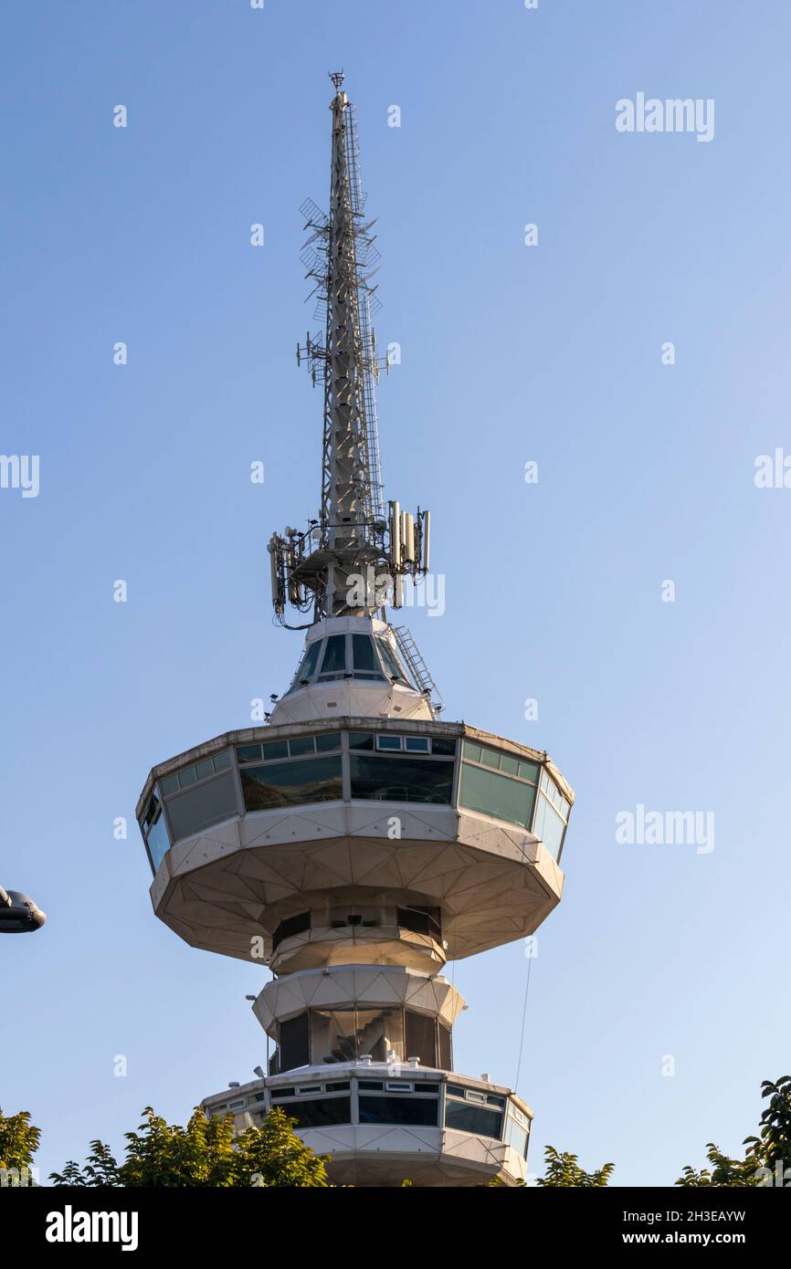 THESSALONIKI, GREECE - SEPTEMBER 22, 2019: OTE Tower in city of ...