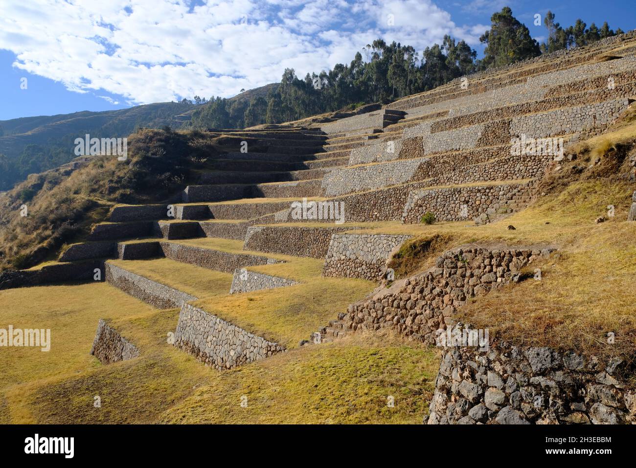 Peru Archaeological site Chinchero - Centro Arqueologico de Chinchero ...