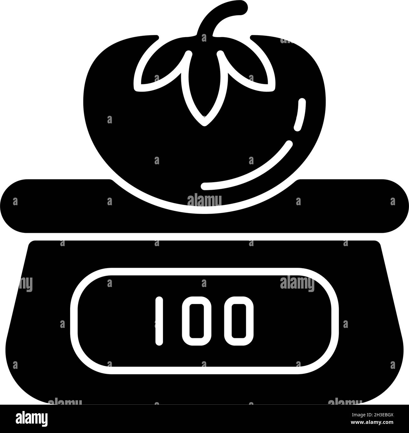 Physical testing black glyph icon Stock Vector Image & Art - Alamy