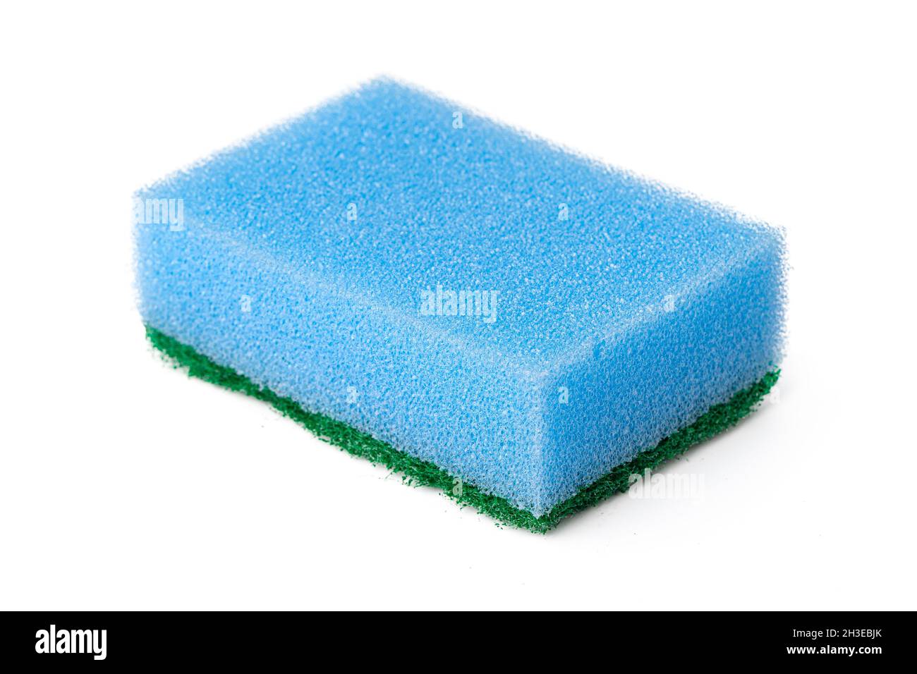 Sponge for dish cleaning isolated on white background Stock Photo - Alamy