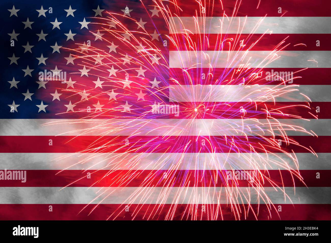 Concept of celebrating Independence Day in United States of America ...