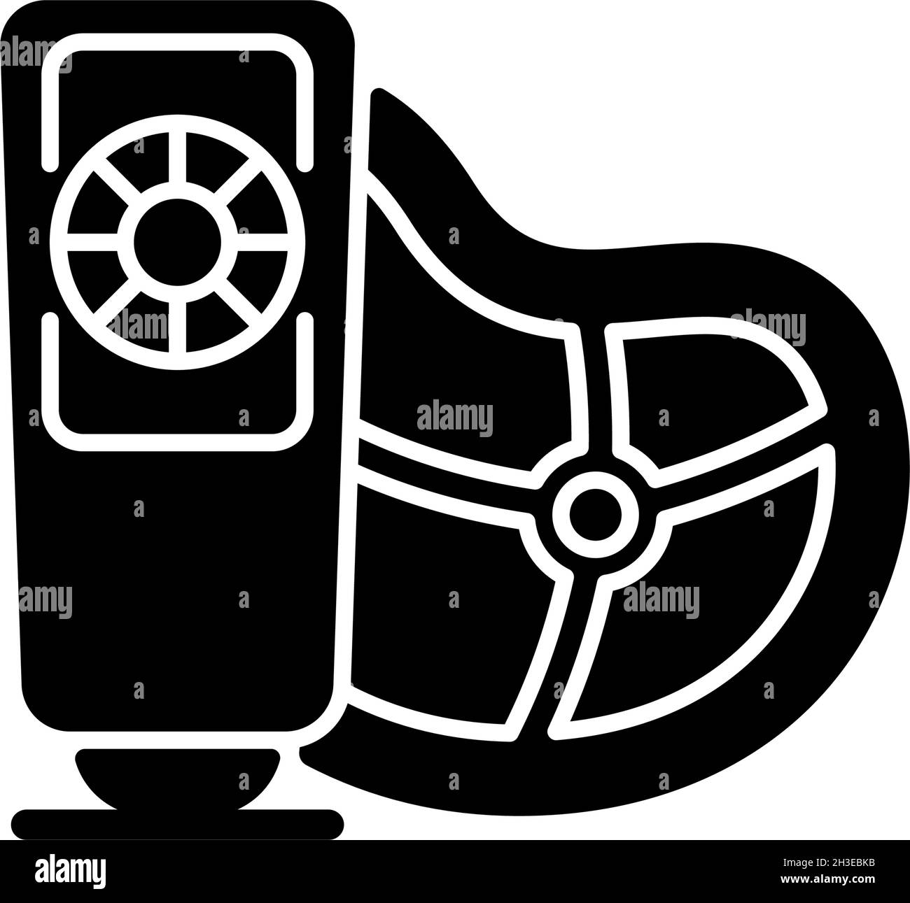 Food colour analysis black glyph icon Stock Vector Image & Art - Alamy