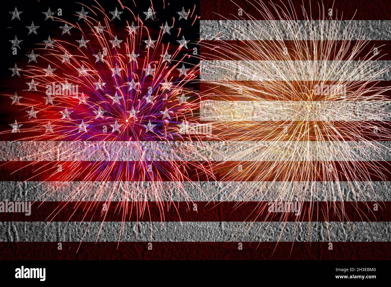Concept of celebrating Independence Day in United States of America ...