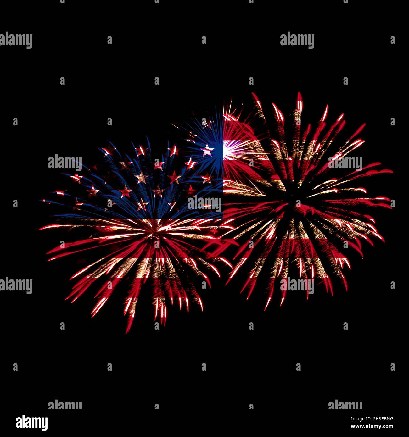 Concept of celebrating Independence Day in United States of America ...