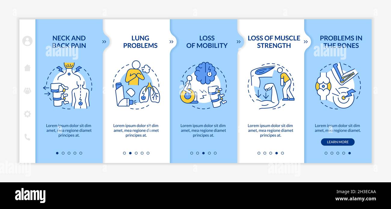 Muscular problems Stock Vector Images - Alamy