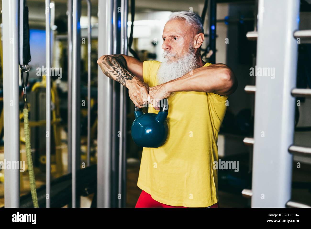 Inside gym hi-res stock photography and images - Alamy