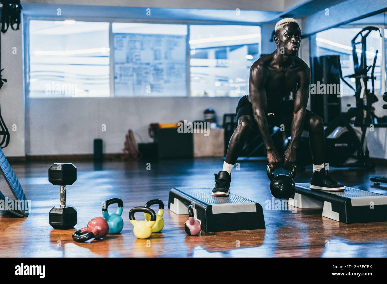 Inside gym hi-res stock photography and images - Alamy