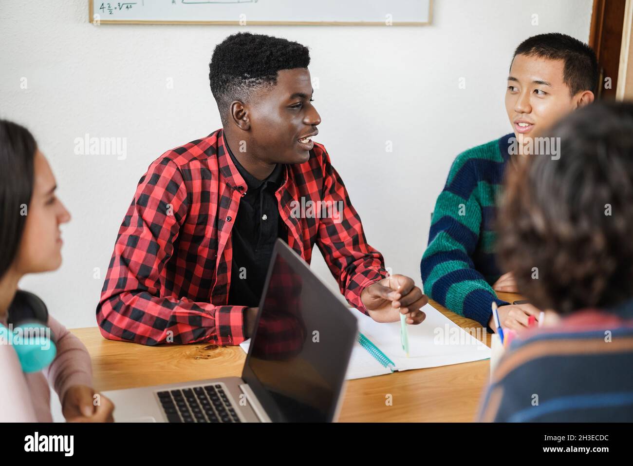 Students Doing A Project