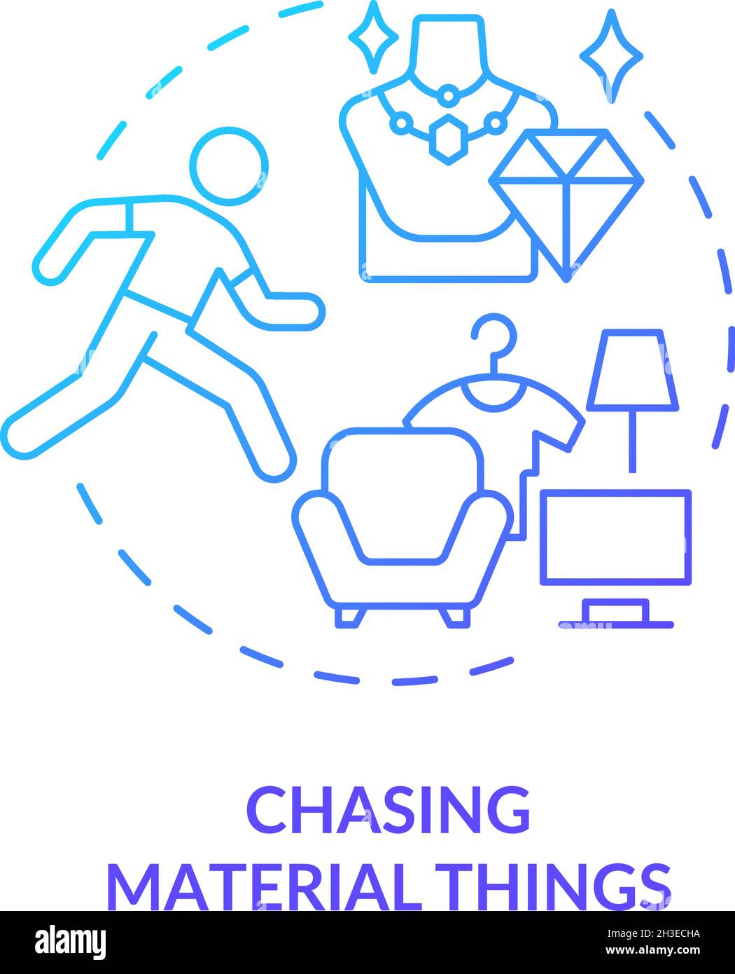 Materialism symbol Stock Vector Images - Alamy