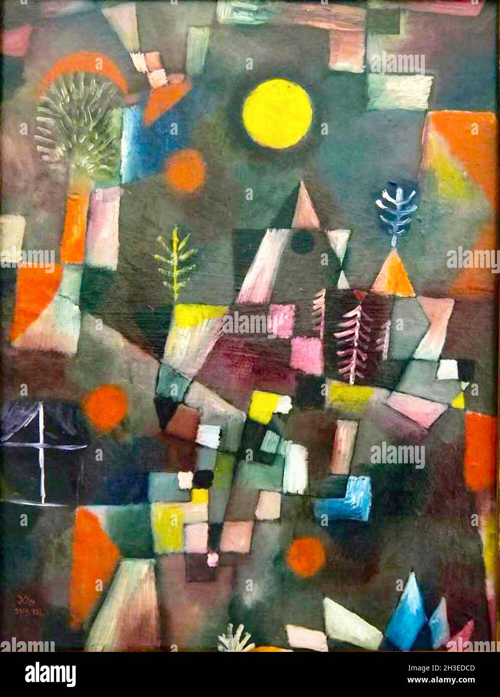 Paul Klee artwork - Full Moon Stock Photo - Alamy