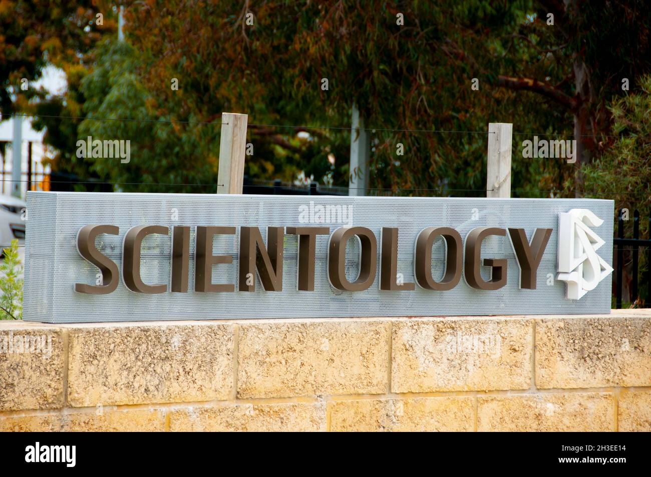 The Church of Scientology Sign Stock Photo - Alamy