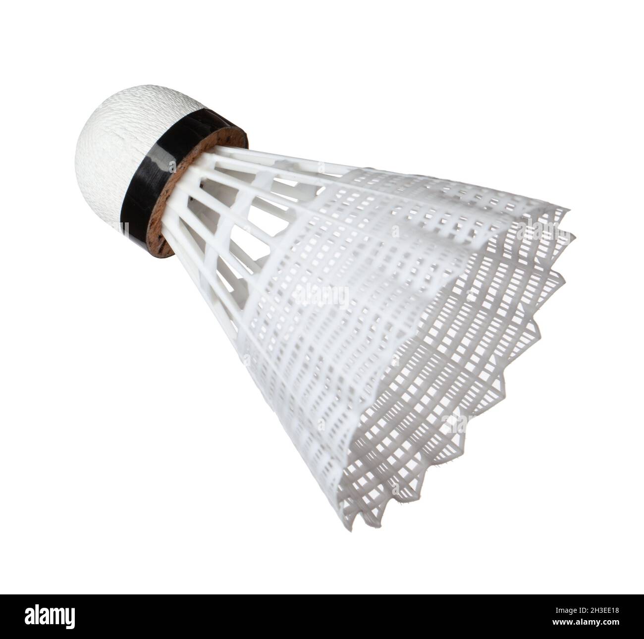 White shuttlecock for badminton isolated on white background Stock ...