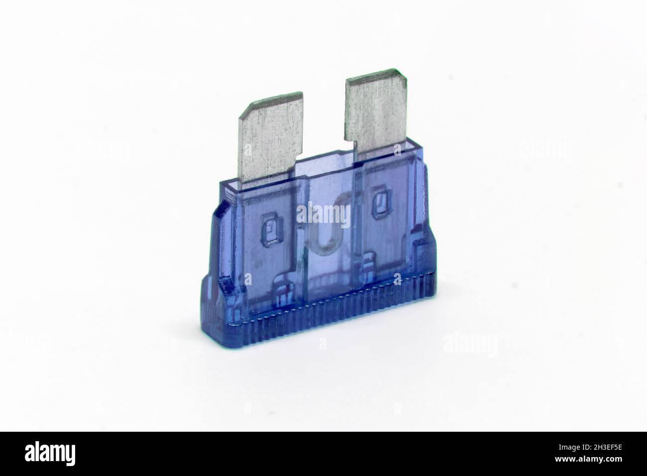 Automotive blade fuse. Isolated on white background. Auto repair ...