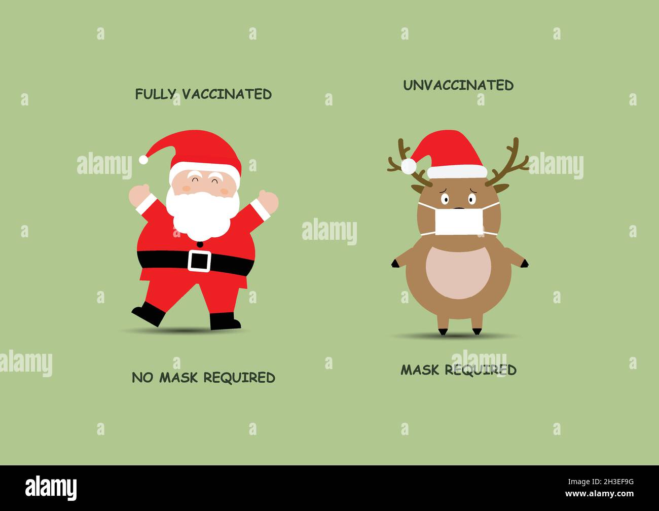 Merry Christmas. Facemask not required after covid-19 vaccination ...