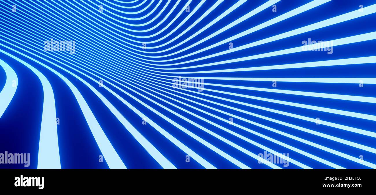 Bright Neon Blue Background