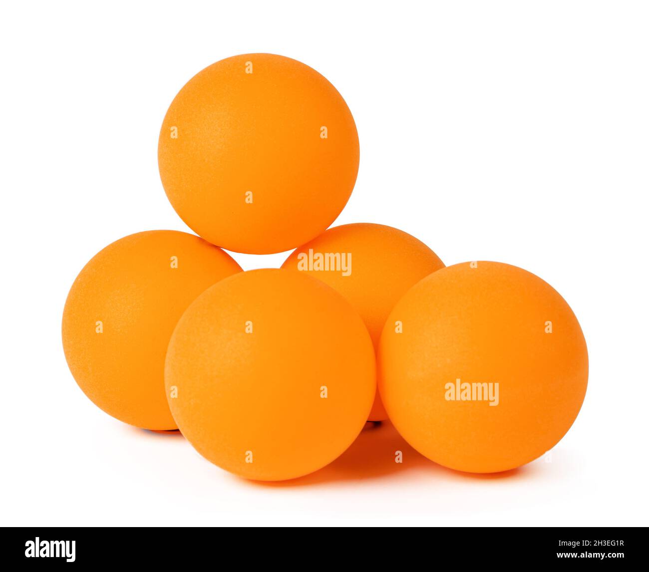 Table tennis balls isolated on white background Stock Photo - Alamy