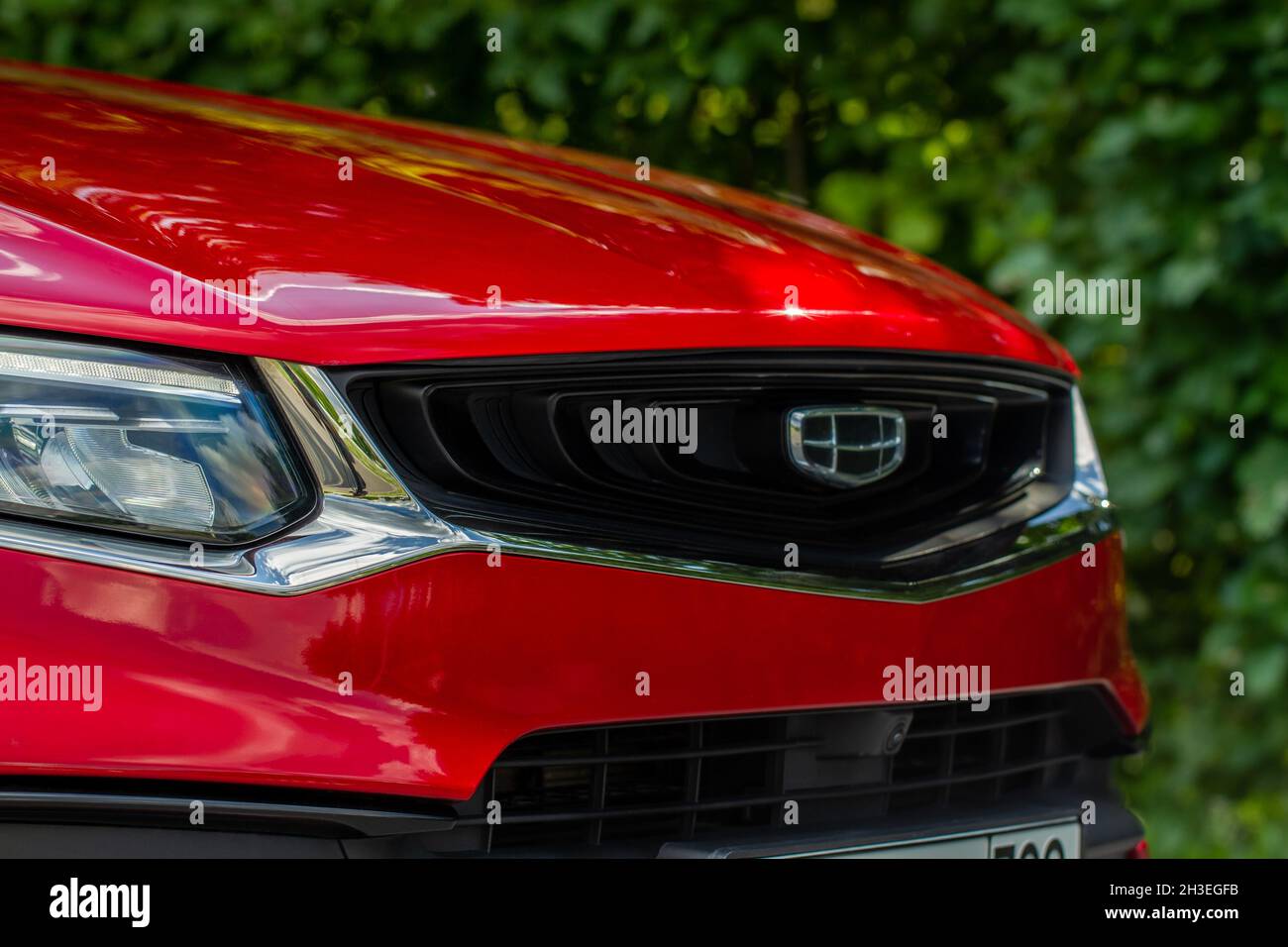 MOSCOW, RUSSIA - JUNE 14, 2021 Geely Tugella also called Geely Xingyue ...