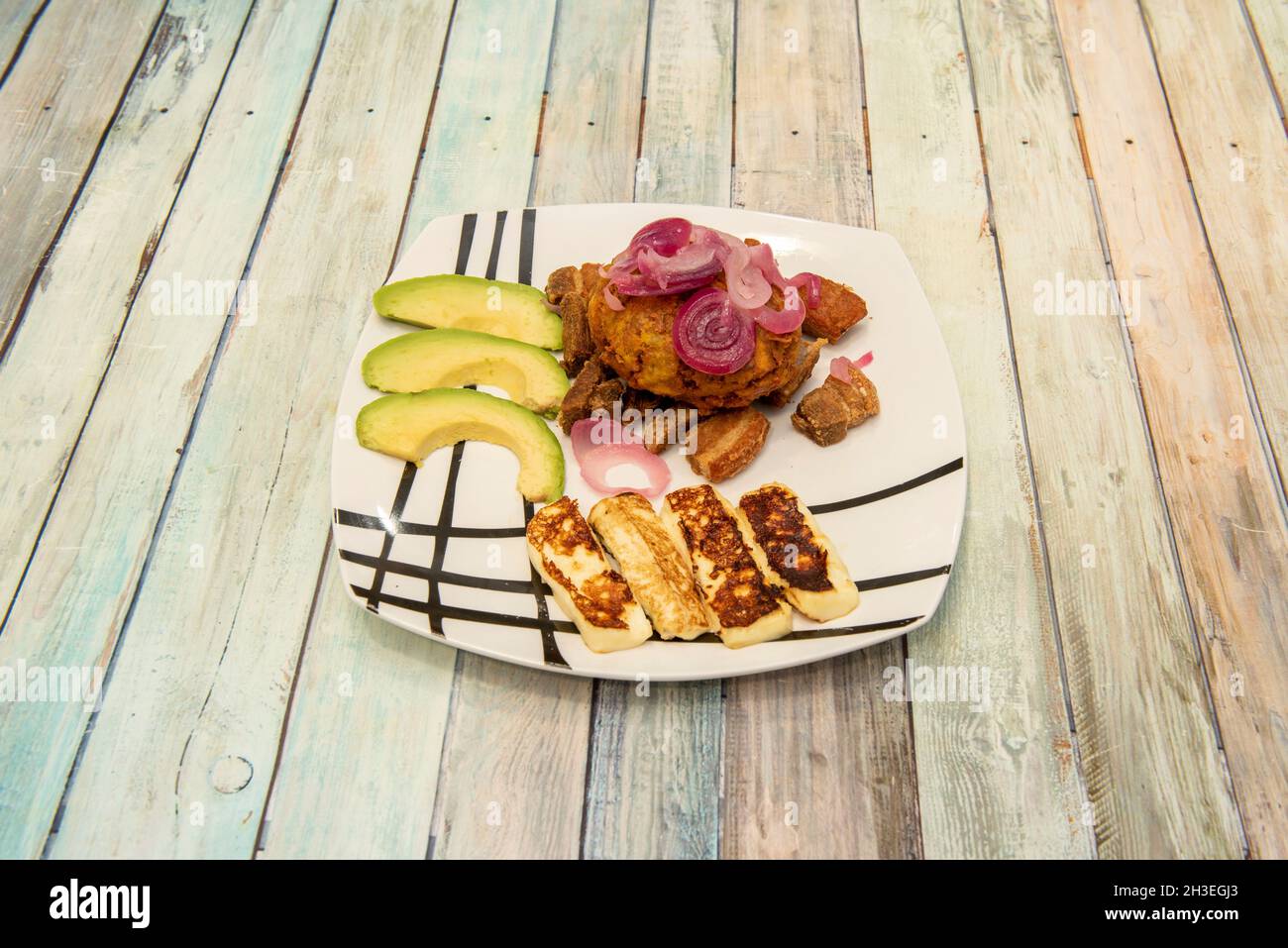 Mofongo is a Puerto Rican dish with fried plantains, chicharrones, and ...