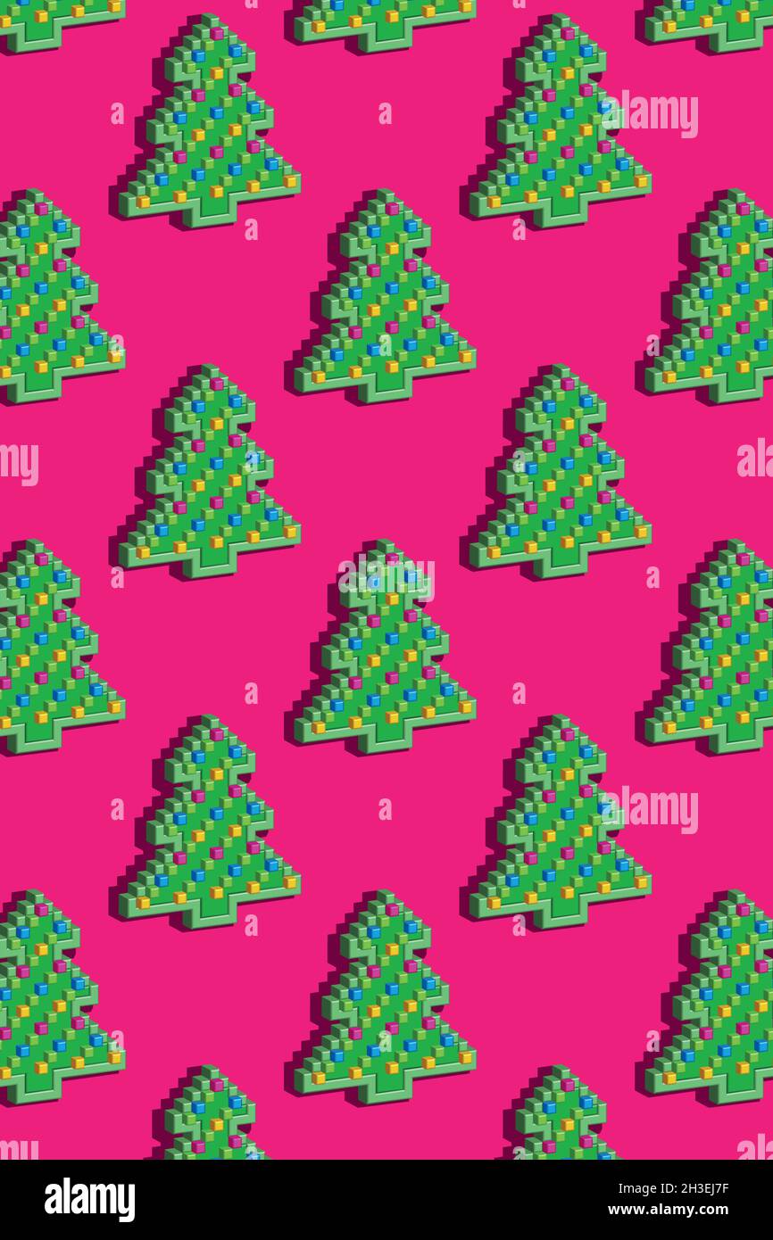 Greeting art colour tree Stock Vector Images - Alamy