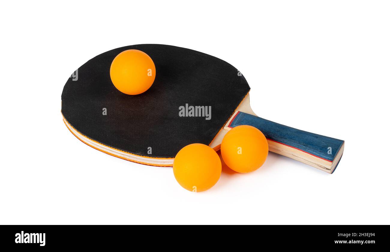 Table tennis racket isolated on white background Stock Photo - Alamy