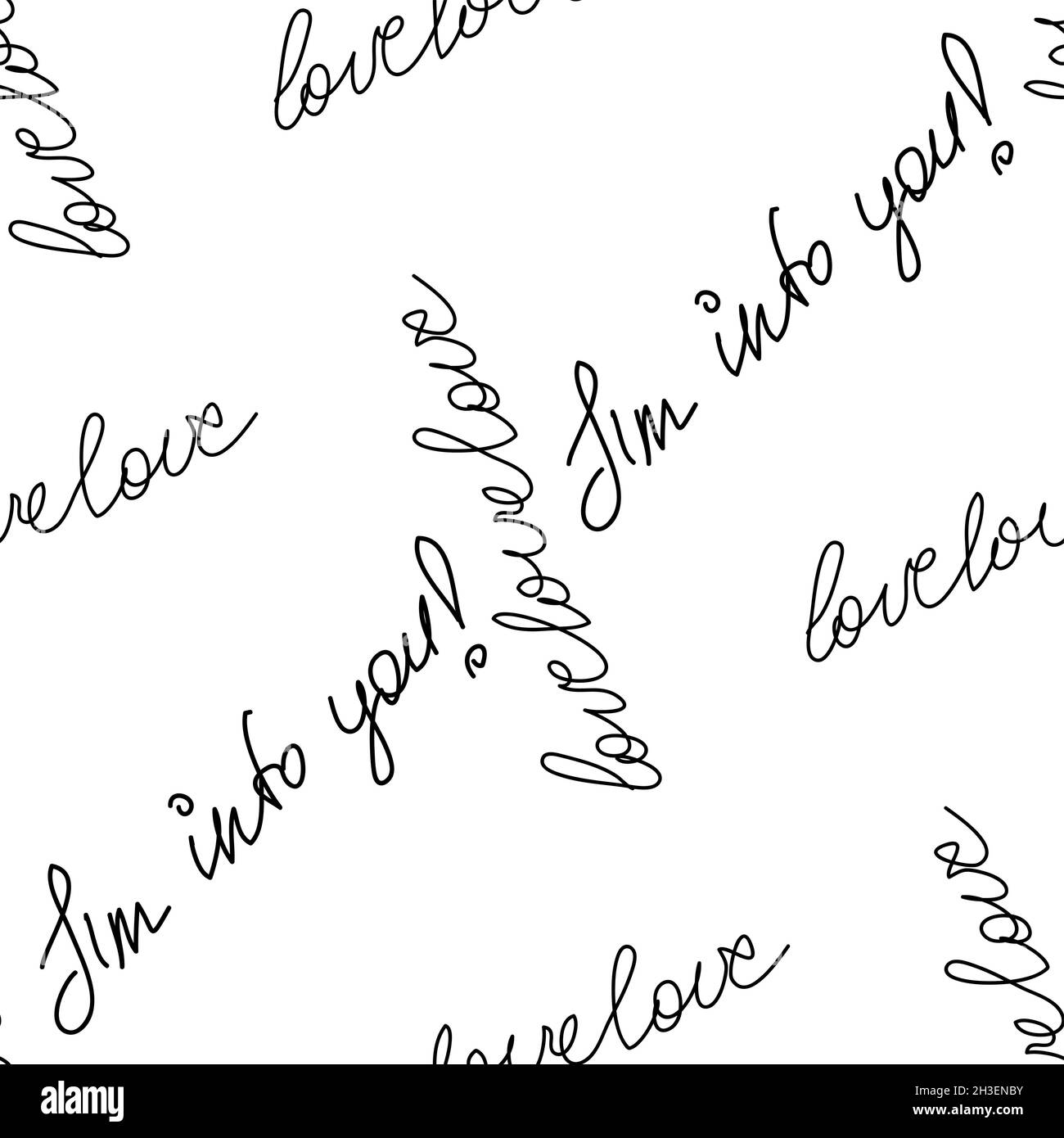 Love text Seamless pattern. Text backgrounds applicable in printing ...