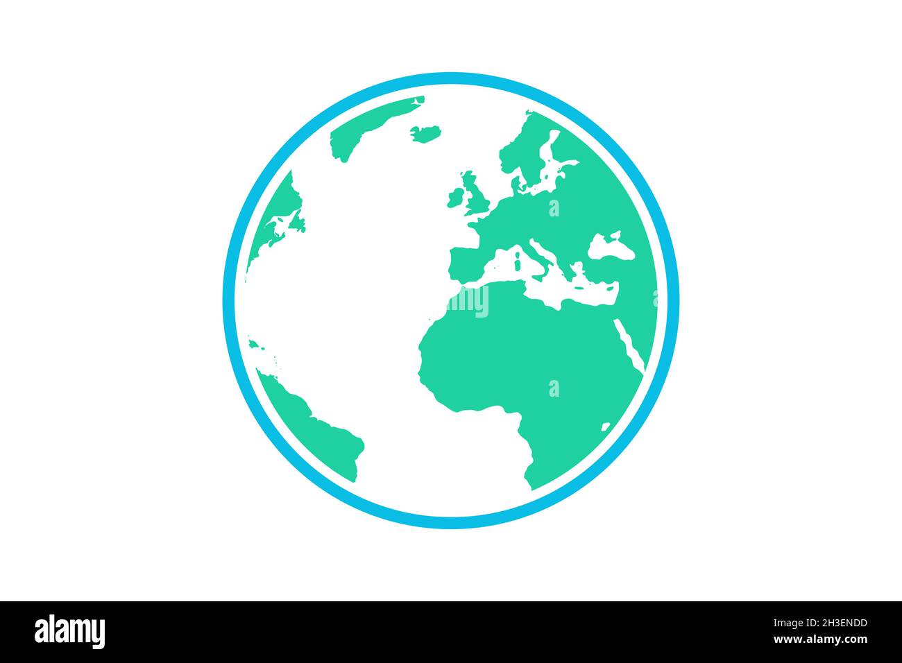 Planet earth flat icon symbol Stock Vector Image & Art - Alamy