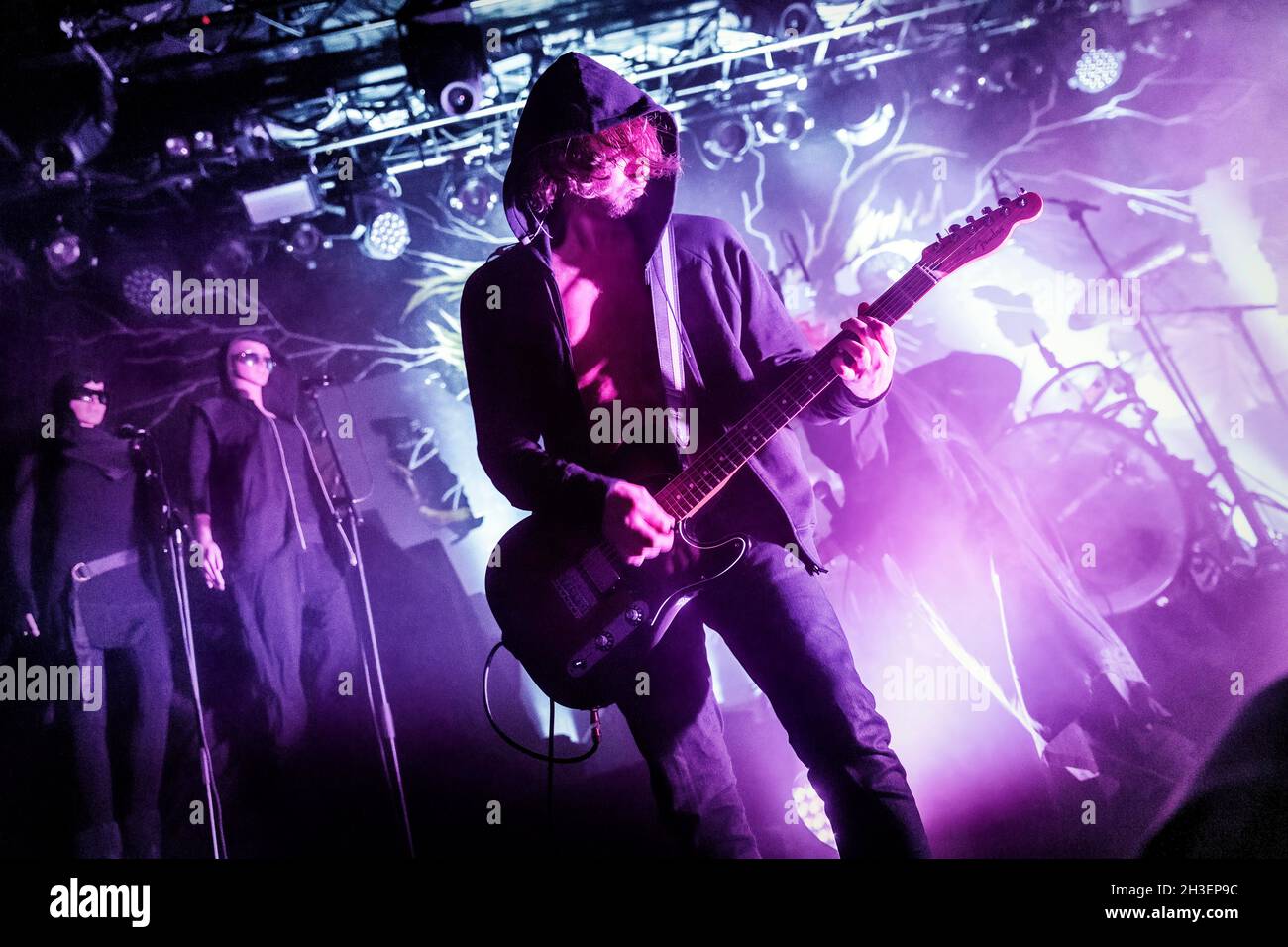 Oslo, Norway. 23rd, October 2021. The Norwegian metal band Djerv ...