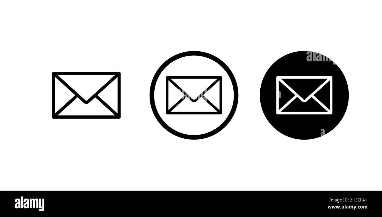 Envelope icon symbol simple design Stock Vector Image & Art - Alamy