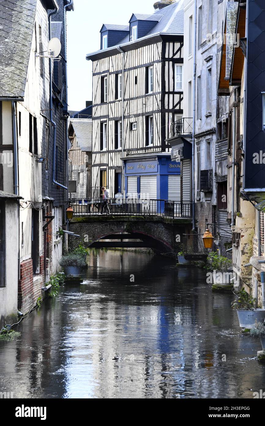 Pont-Audemer - Calvados - Normandie Stock Photo - Alamy