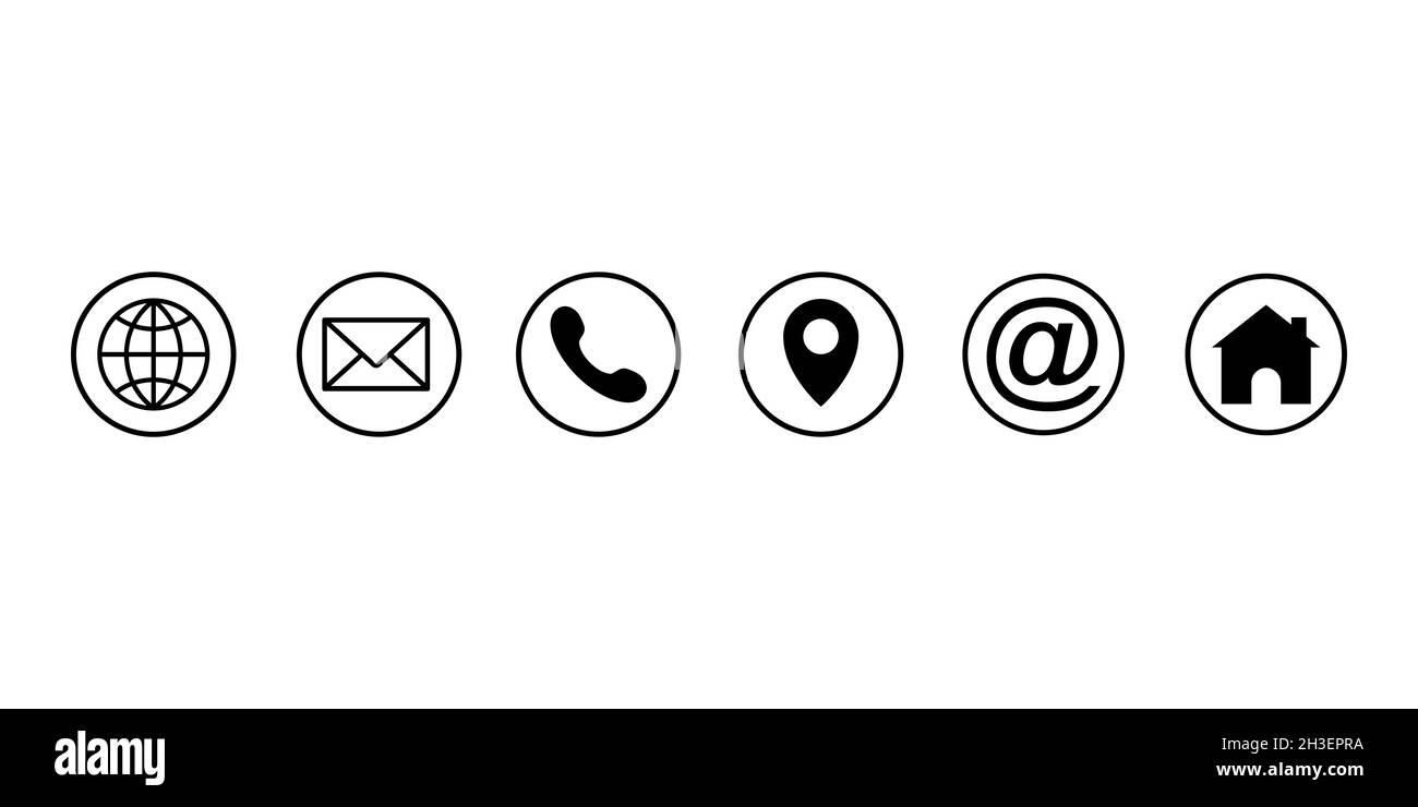 Web icon set. Different internet website icons Stock Vector Image & Art ...