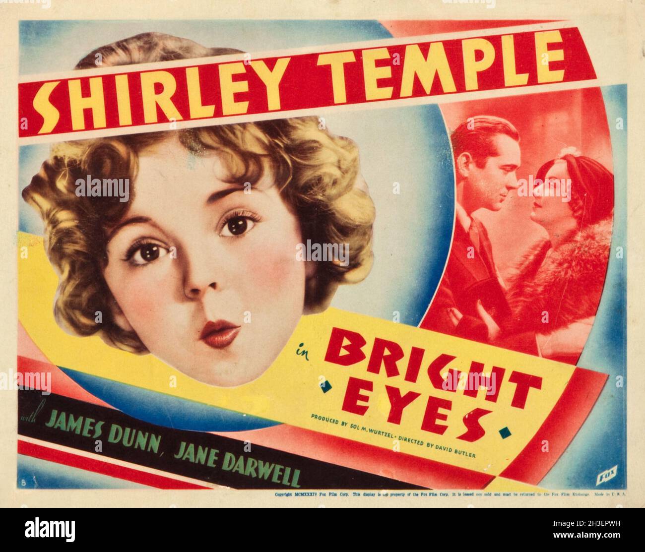 BRIGHT EYES (1934), directed by DAVID BUTLER. Credit: FOX FILMS / Album ...