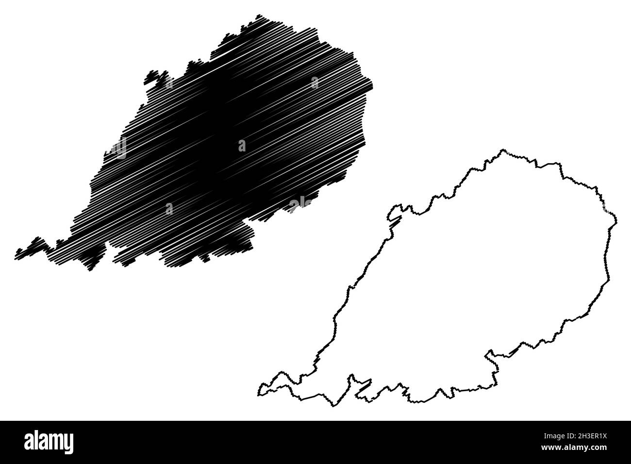Pulwama district (Jammu and Kashmir union territory, Republic of India ...