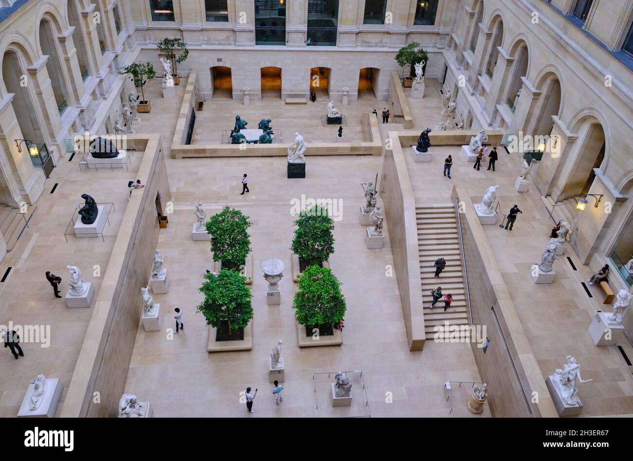 France, Paris, Louvre museum, the Richelieu room Stock Photo - Alamy