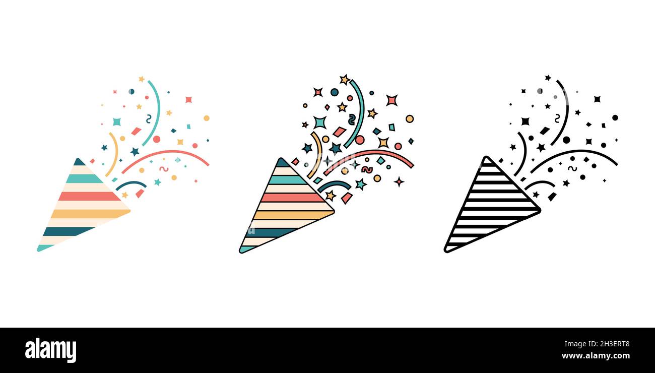 Party cracker icon simple design Stock Vector Image & Art - Alamy