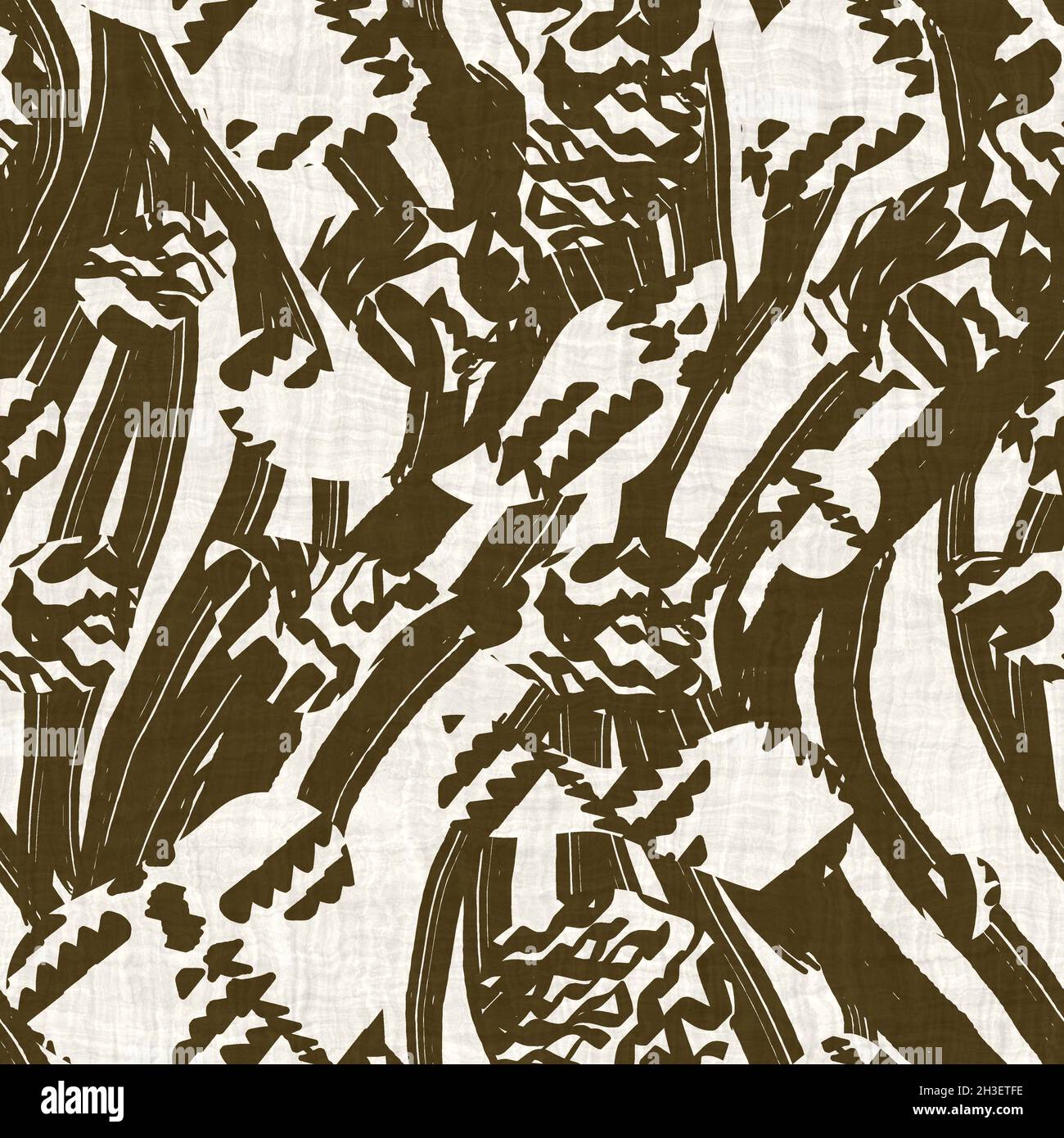 Seamless two tone hand drawn brushed effect pattern swatch Stock Photo ...