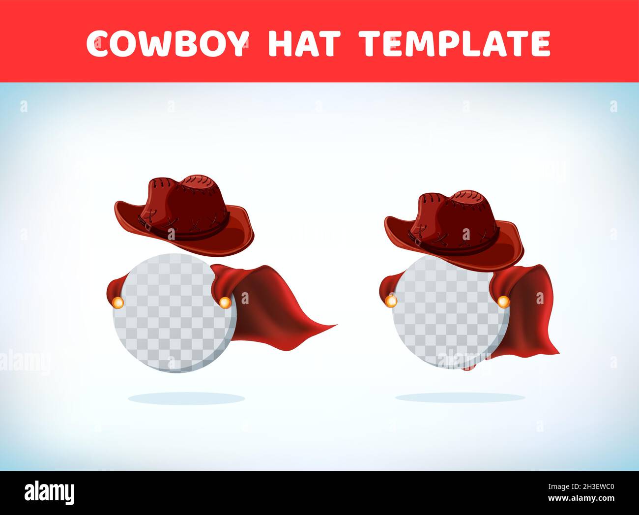 Cowboy hat. Masquerade costume headdress. Carnival or Halloween mask ...