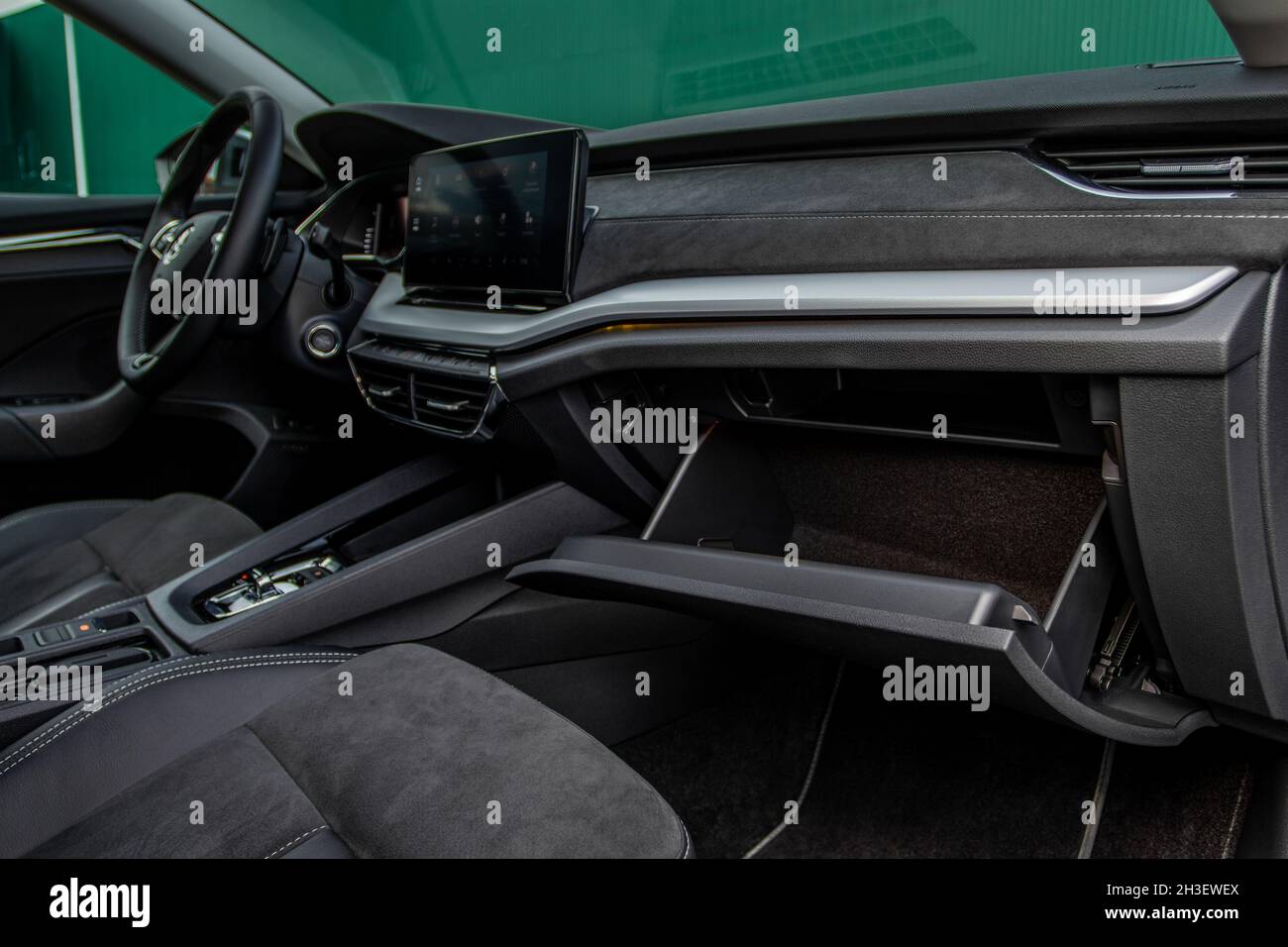MOSCOW, RUSSIA - APRIL 04, 2021 Skoda Octavia Fourth generation, model ...