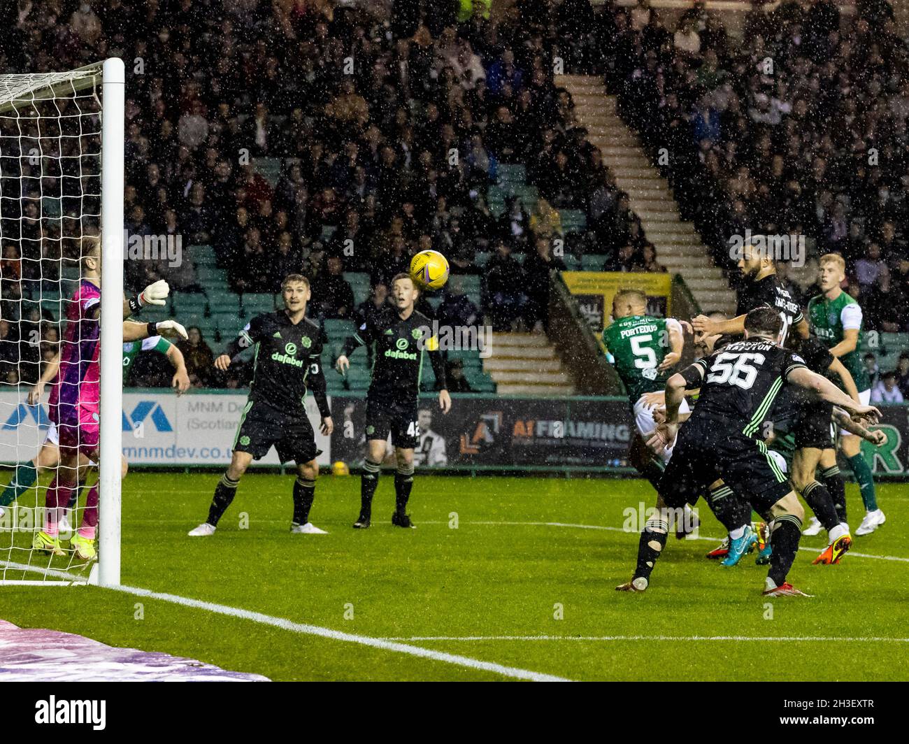 27th October 2021; Easter Road, Edinburgh, Scotland; Scottish Premier ...