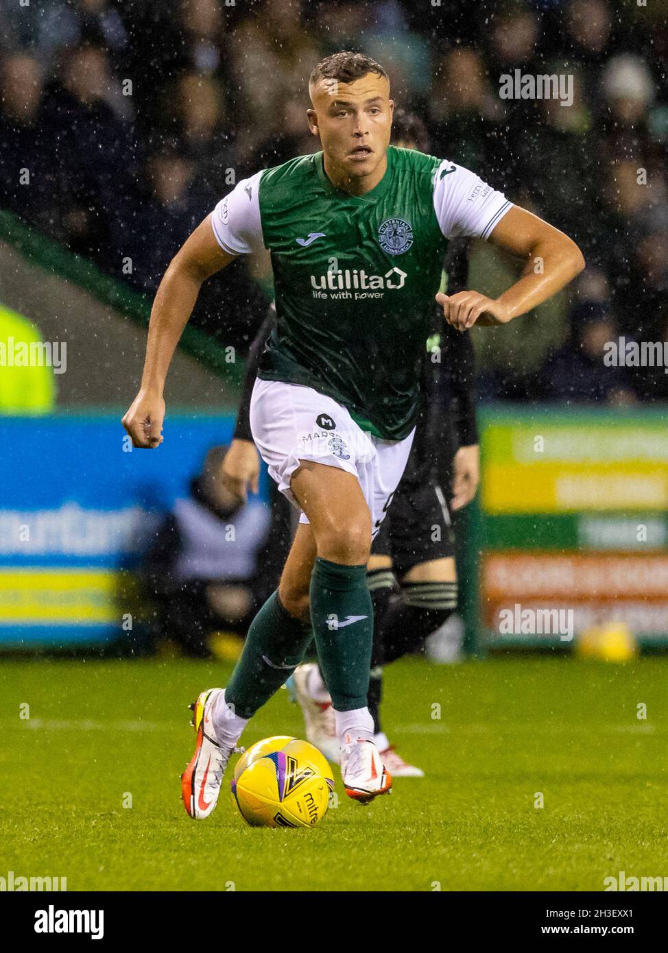 27th October 2021; Easter Road, Edinburgh, Scotland; Scottish Premier ...