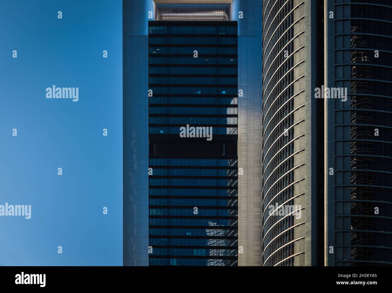 Madrid downtown madrid modern skyline hi-res stock photography and ...