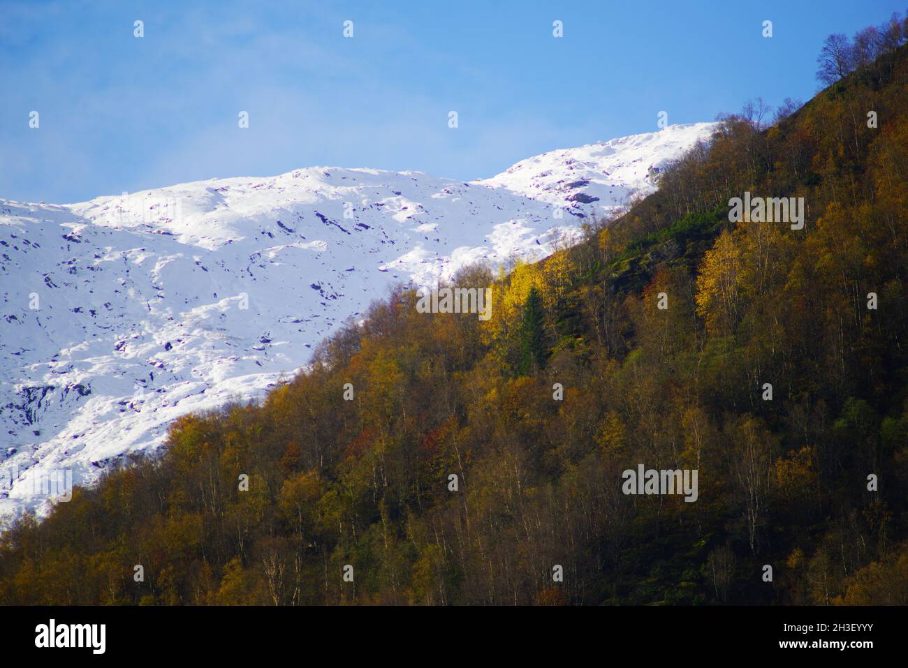 Hills / mountains in Sunnfjord, vestland, Norway around Skei i Jolster ...