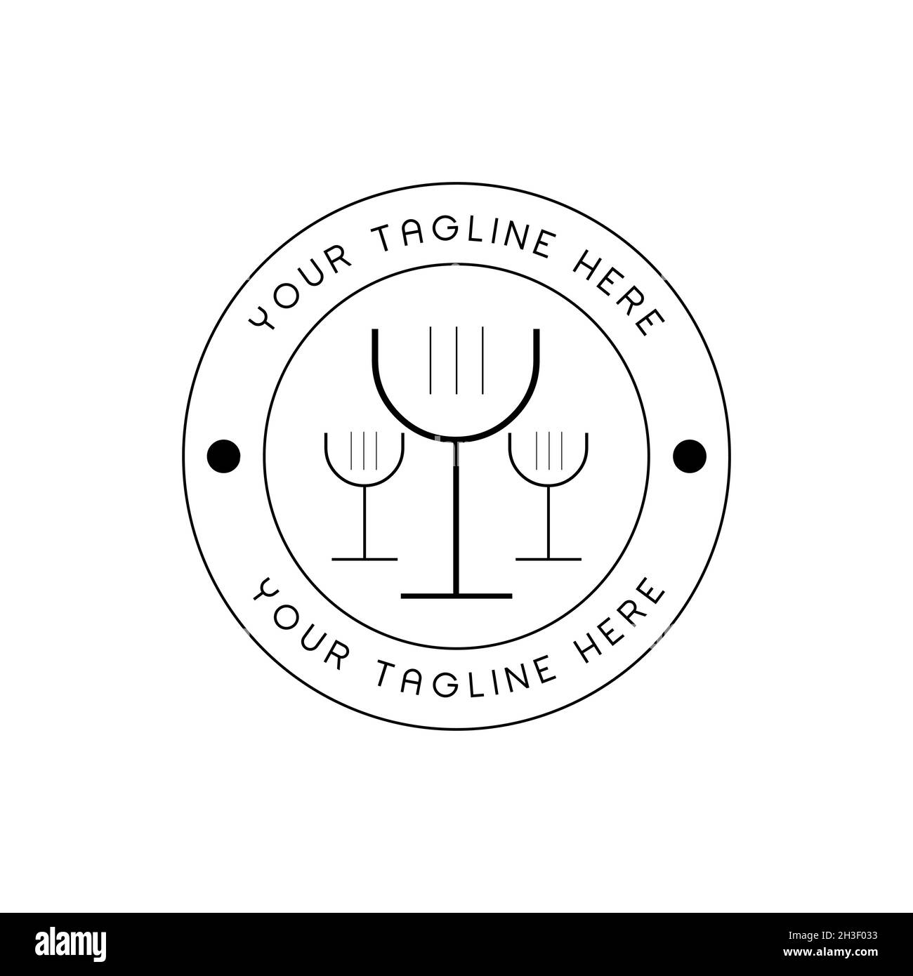 Wine logo and brand company label Stock Vector Image & Art - Alamy