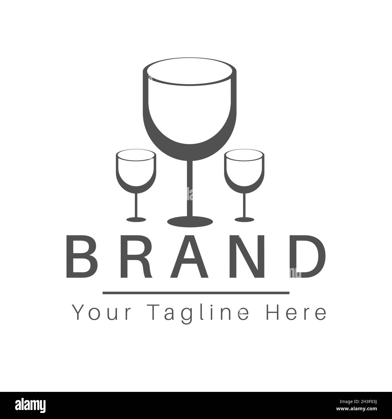 Wine logo and brand company label Stock Vector Image & Art - Alamy