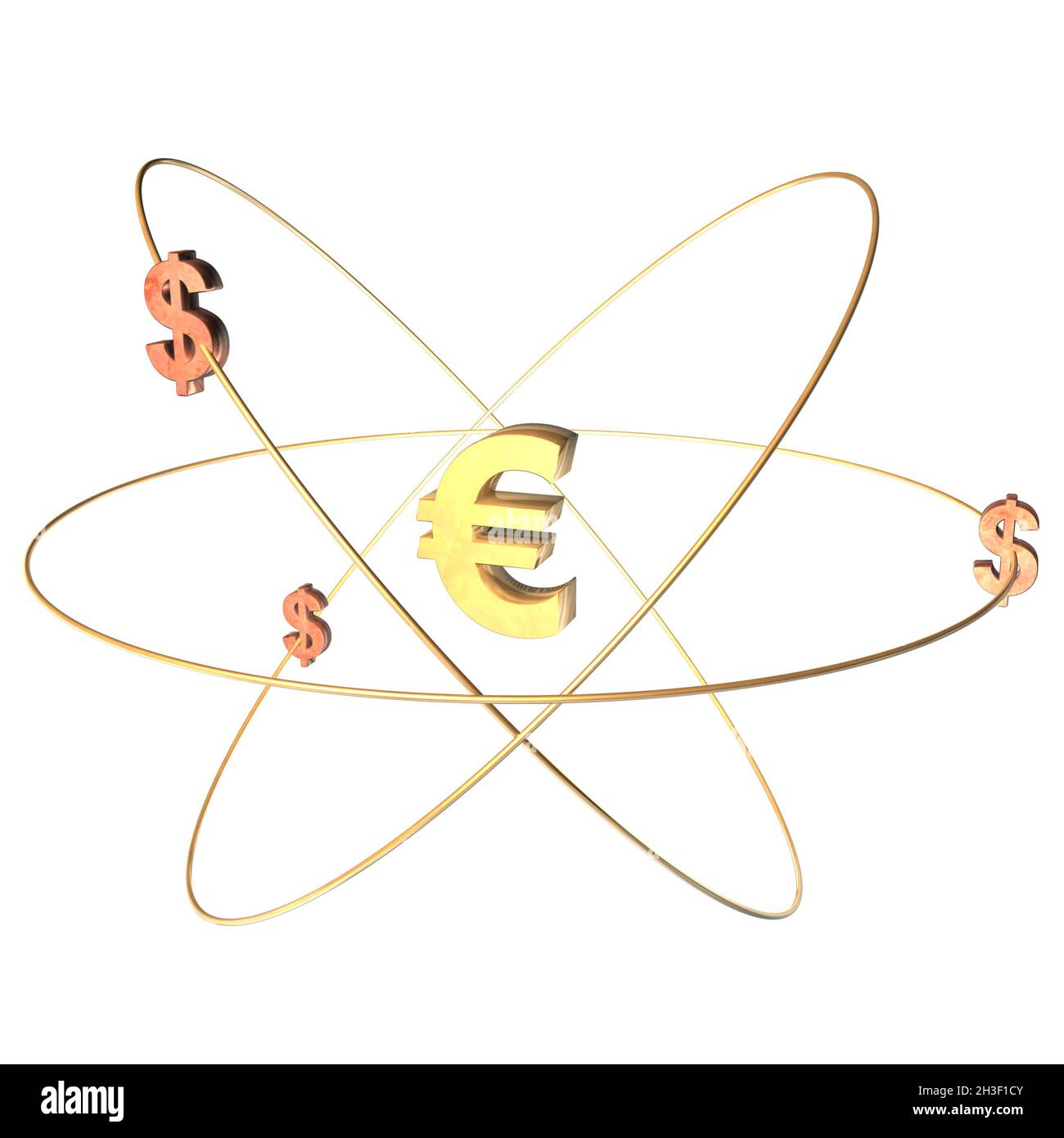 Gold nuclear icon hi-res stock photography and images - Alamy